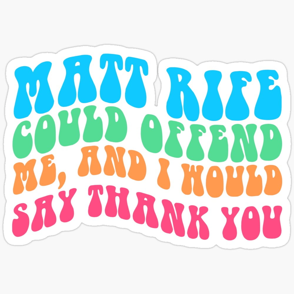 Kira Sticker - Matt Rife Cute Women Girl Gift Comedy Offended Skit Gift ...
