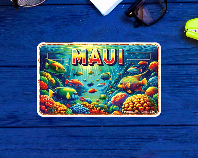 Kira Sticker With Maui Hawaii Decal South Pacific Indoor Outdoor ...