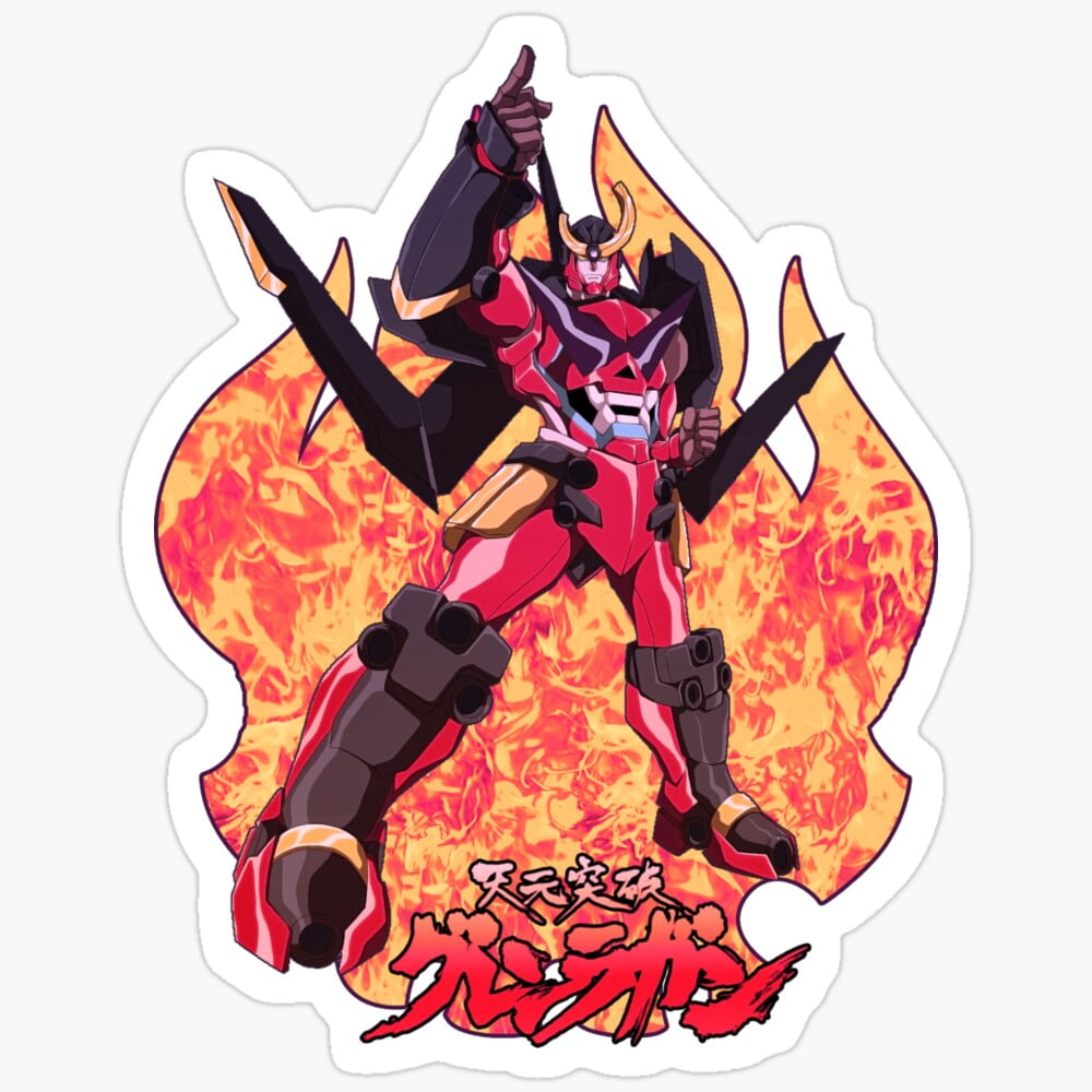 Kira Sticker - Mecha Tengen Toppa Gurren Lagann Yoko Littner Anime ...