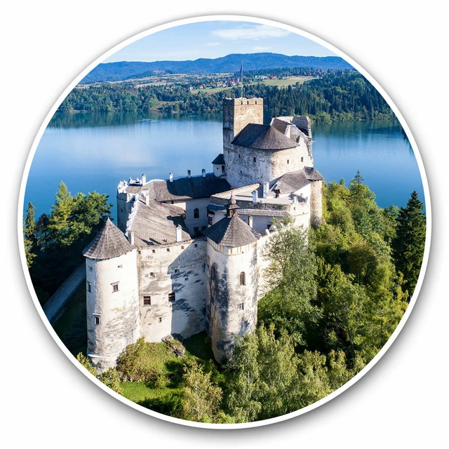 Kira Sticker With Medieval Castle Niedzica Poland Cool Gift Decorative ...
