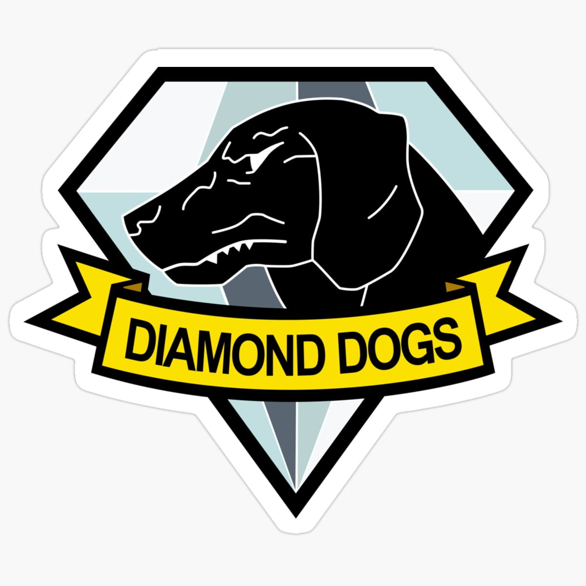 Kira Sticker - Metal Gear Solid - Diamond Dogs Insignia Sticker, Funny ...