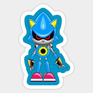 Kira Sticker With Metal Sonic Retro Sticker & Gaming, Sonic, Sega ...