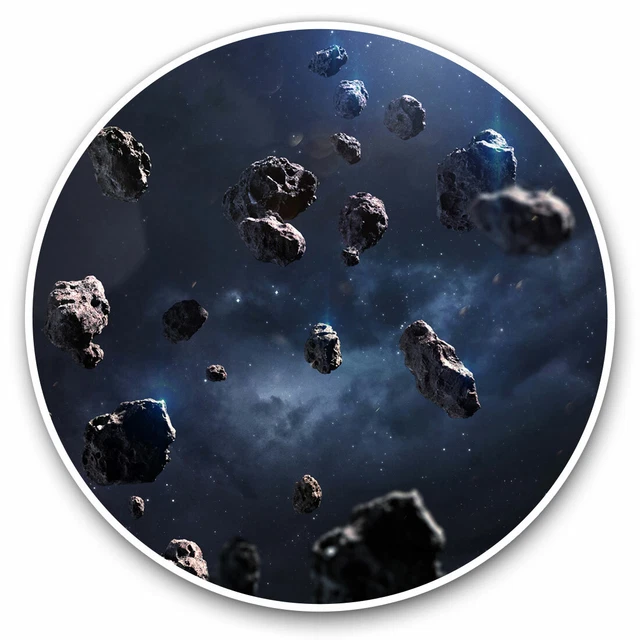 Kira Sticker With Meteorites In Space Solar System Cool Gift Decorative ...