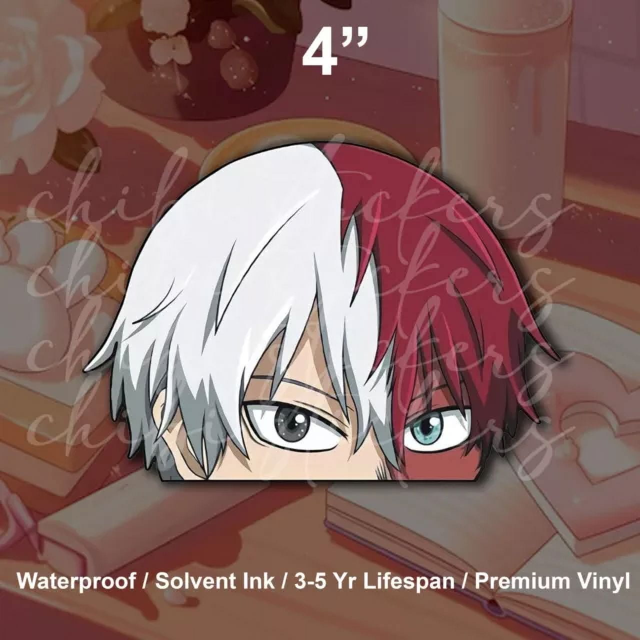 Kira Sticker With Mha My Hero Choto Todoroki Waterproof Peeker Vinyl ...