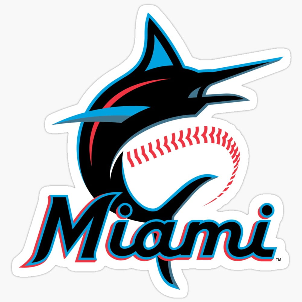 Kira Sticker - Miamimarlins Logoperfect Sticker Gift For Everyone ...
