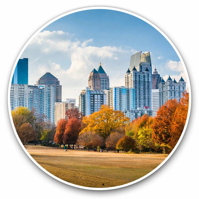 Kira Sticker With Midtown View Atlanta Georgia Usa Cool Gift Decorative ...