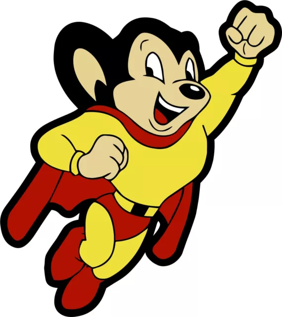 Kira Sticker With Mighty Mouse Right Vintage Decal Usa Truck Vehicle ...