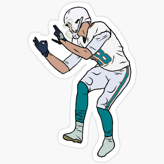 Kira Sticker - Mike Gesicki Griddy Sticker - Single, Trio, Or Squad ...