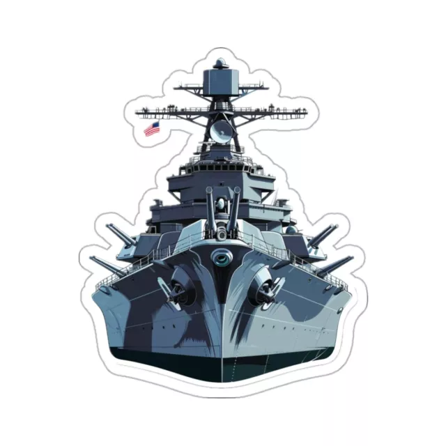 Kira Sticker With Military Us Navy Battleship Warzone Vinyl Decal Naval ...