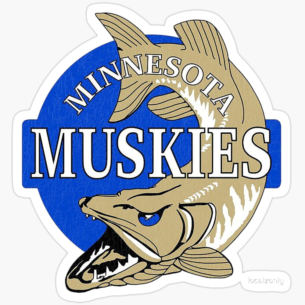 Kira Sticker - Minnesota Muskies Vintage Basketball Logo Aba Perfect ...