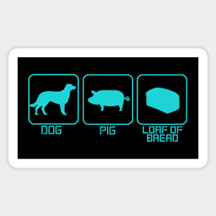 Kira Sticker With Mitchells Vs Machines Dog Pig Loaf Of Bread ...