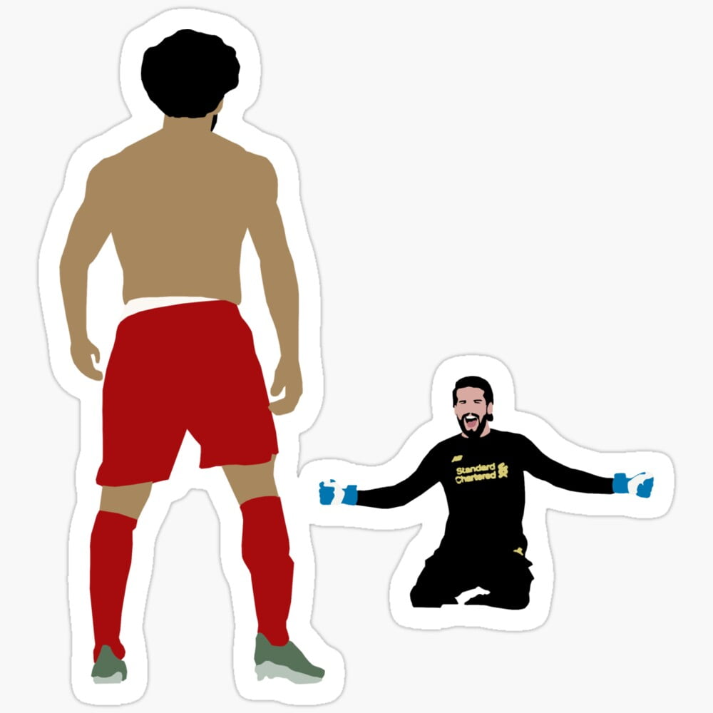 Kira Sticker - Mo Salah & Alisson Becker Liverpool Fc Gift For You ...