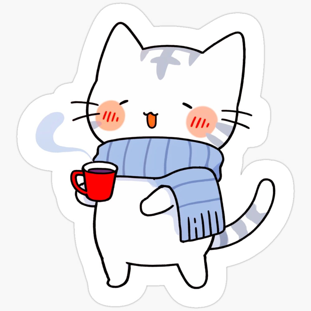 Kira Sticker - Mochi Marshmallow Gift For You - Phone Stickers ...