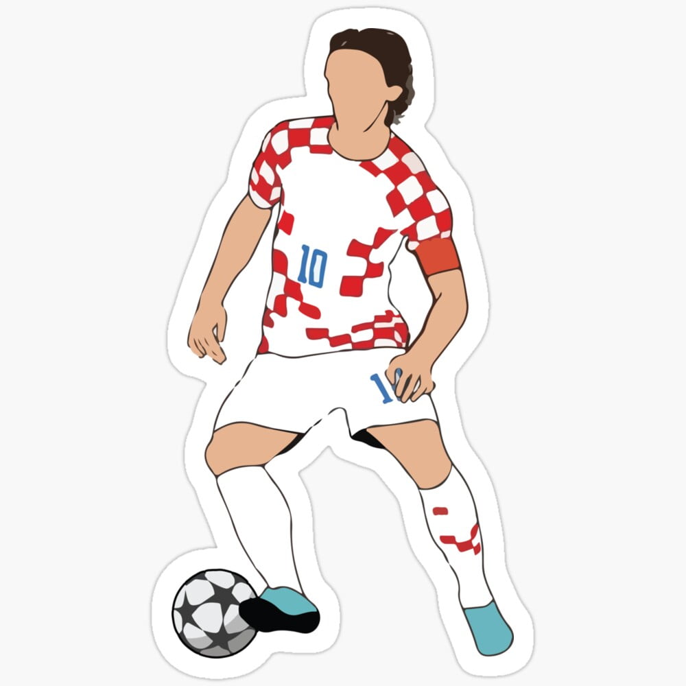 Kira Sticker - Modric With The Ball Sticker - Walmart.com
