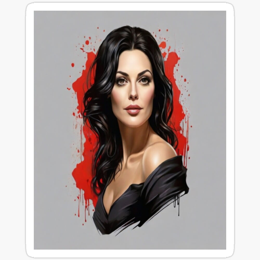 Kira Sticker - Monica Belluci Gift For You - Phone Stickers, Waterproof Decals Water Bottles ...