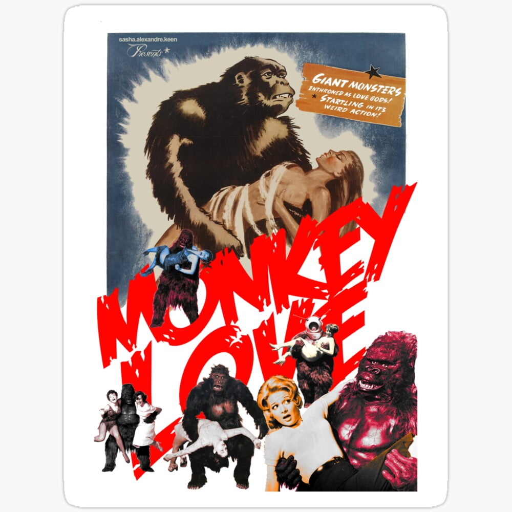 Kira Sticker - Monkey Love Perfect Sticker Gift For Everyone ...