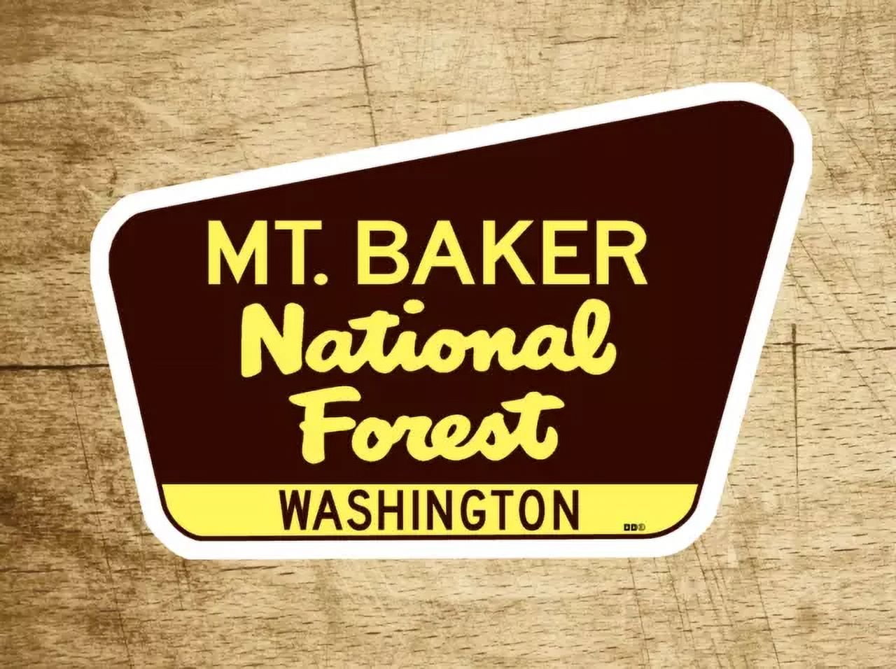 Kira Sticker With Mount Baker National Forest Decal Washington Park Mt. Decorative Laptop, Phone ...