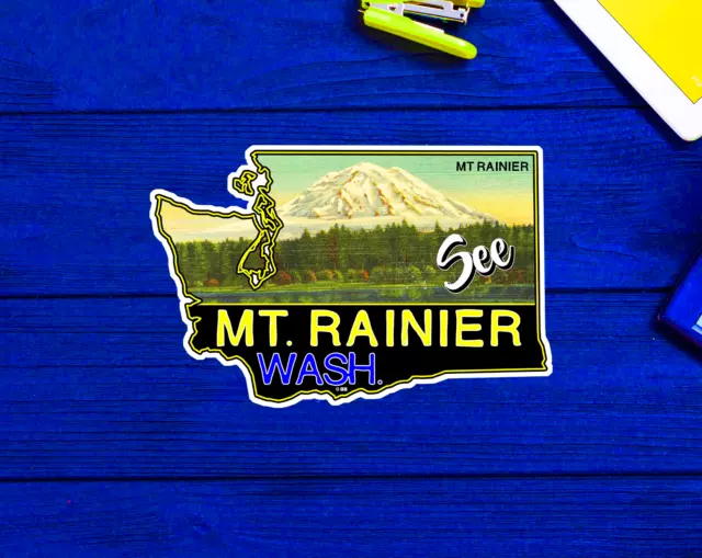Kira Sticker With Mount Rainier Decal National Park Cascade Range ...