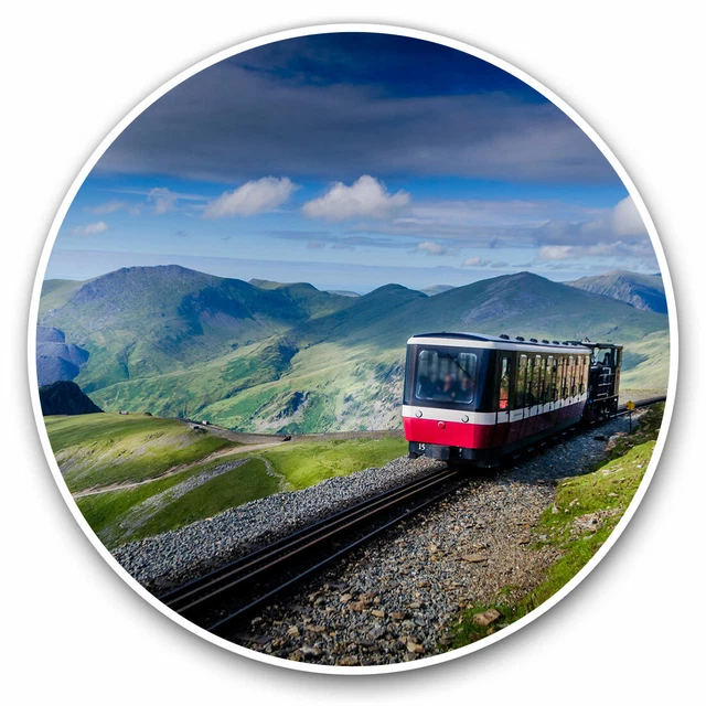 Kira Sticker With Mount Snowdon Railway Train Wales Cool Gift ...