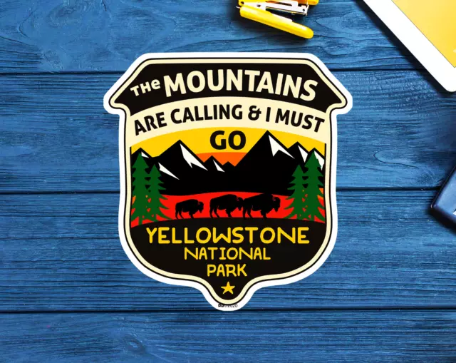 Kira Sticker With The Mountains Are Calling And I Must Go Decal ...