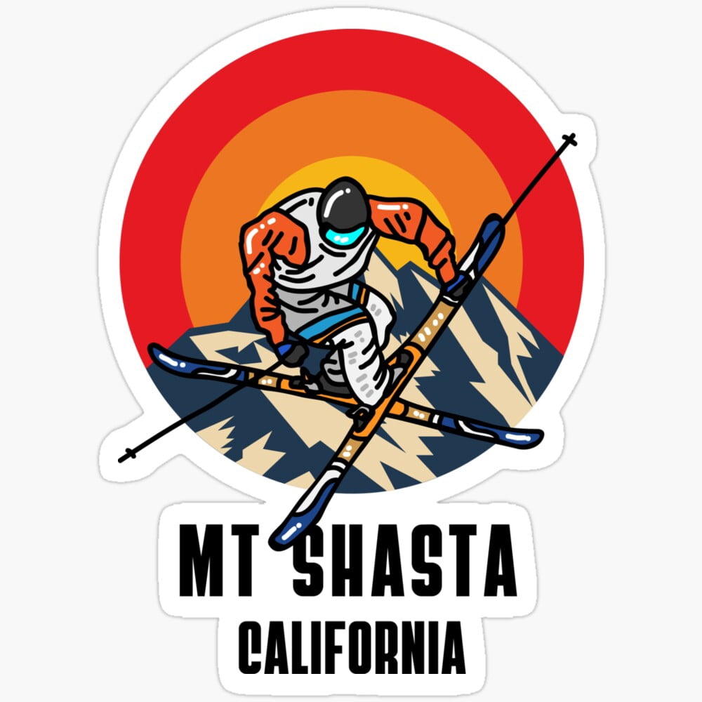 Kira Sticker - Mt Shasta Ski Resort California Gift For You - Phone ...