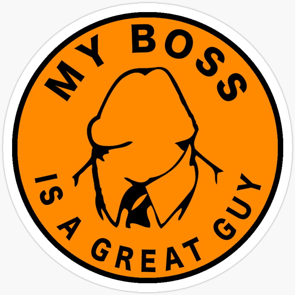 Kira Sticker - My Boss Is A Great Guy Gift For You - Phone Stickers ...