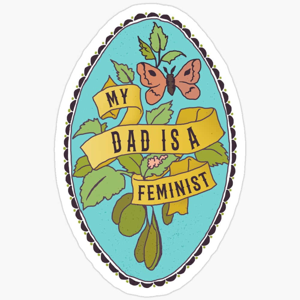 Kira Sticker - My Dad Is A Feminist Gift For You - Phone Stickers ...