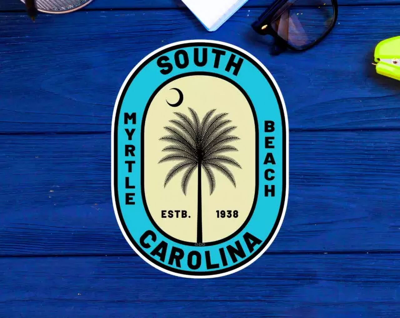 Kira Sticker With Myrtle Beach South Carolina Beach Decal Indoor ...