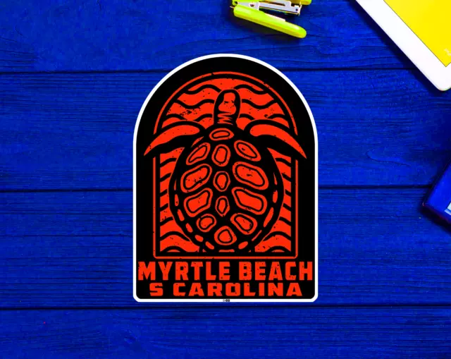 Kira Sticker With Myrtle Beach South Carolina Beach Sea Turtle ...