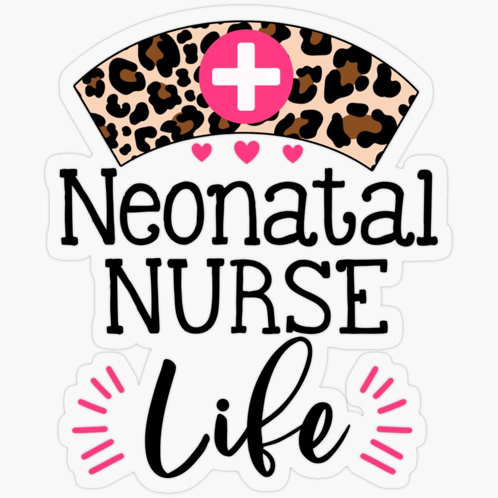 Kira Sticker With Neonatal Nurse Nursing Gift Rn Medical Stethoscope ...