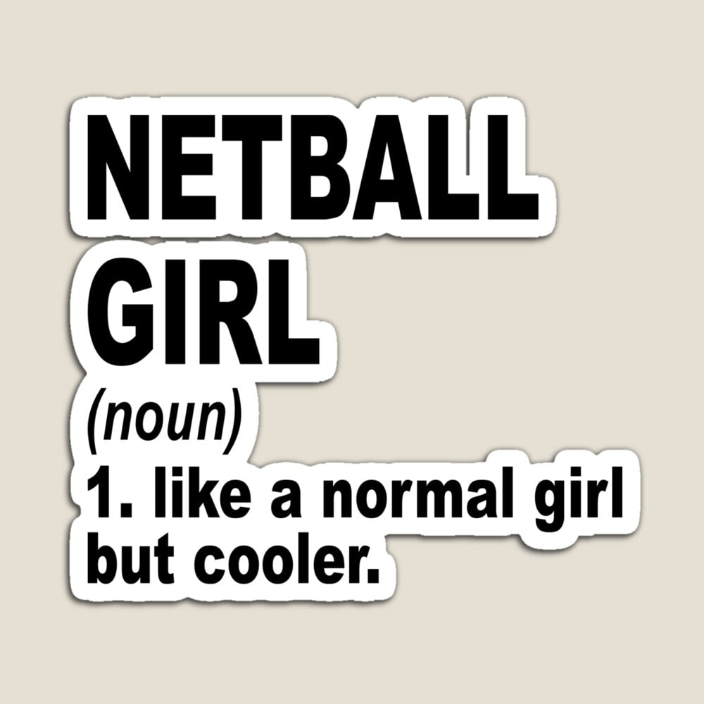 Kira Sticker With Netball Sister,Netball Girl Like A Normal Girl But ...