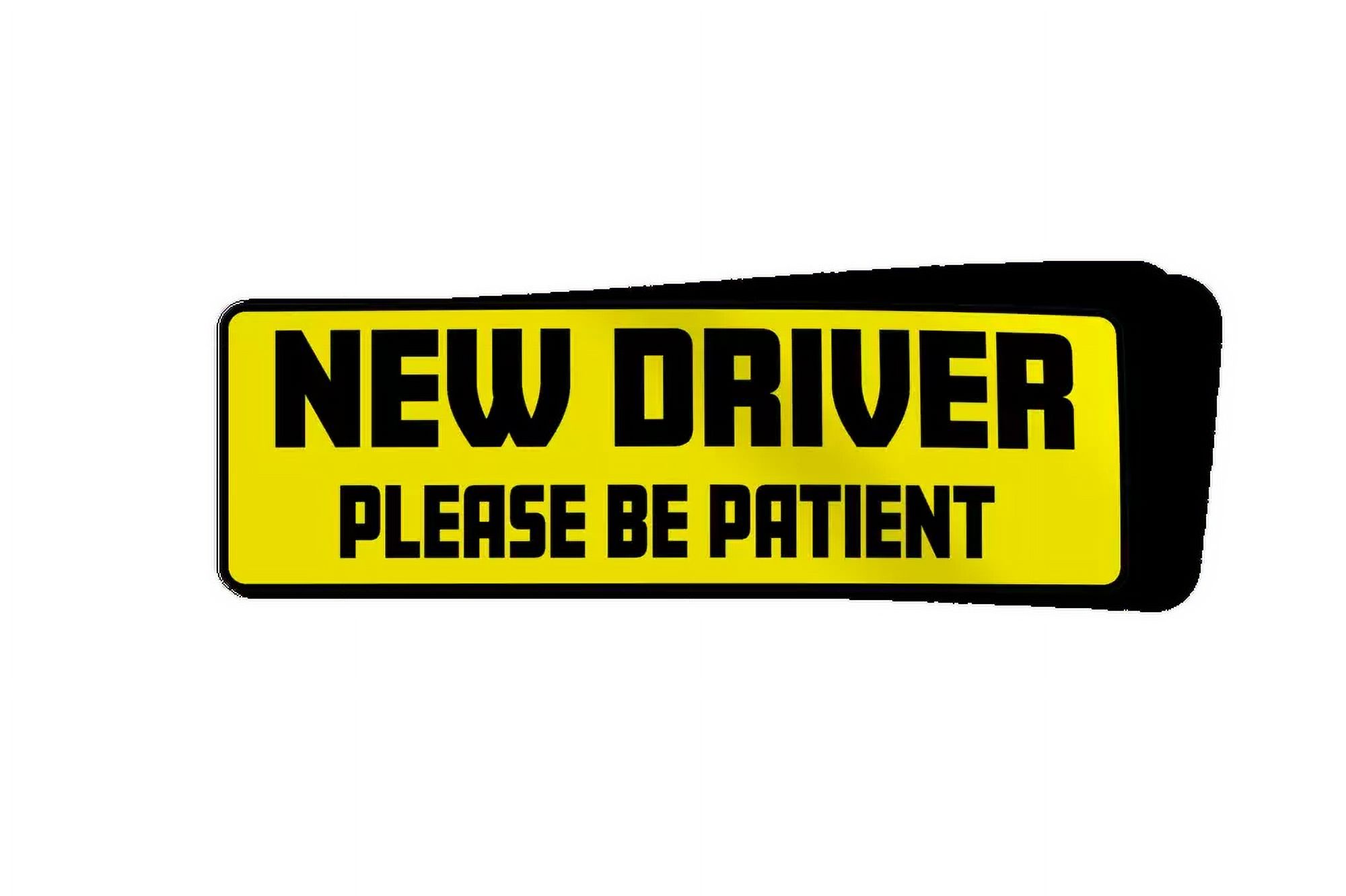 Kira Sticker - New Driver Please Be Patient Car Perfect Gift for ...
