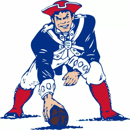 Kira Sticker With New England Football Team Pat The Patriot Decorative ...