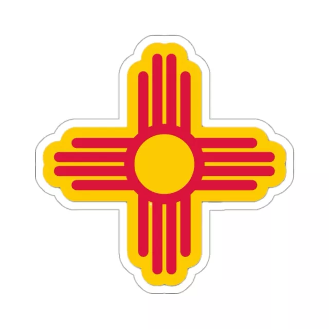Kira Sticker With New Mexico Land Of Enchantment Flag Logo Usa Design ...