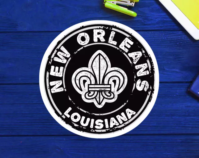 Kira Sticker With New Orleans Decal Louisiana Mardi Gras Fleur De Lis ...