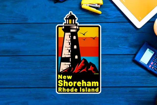 Kira Sticker With New Shoreham Rhode Island Lighthouse Decal Ri ...