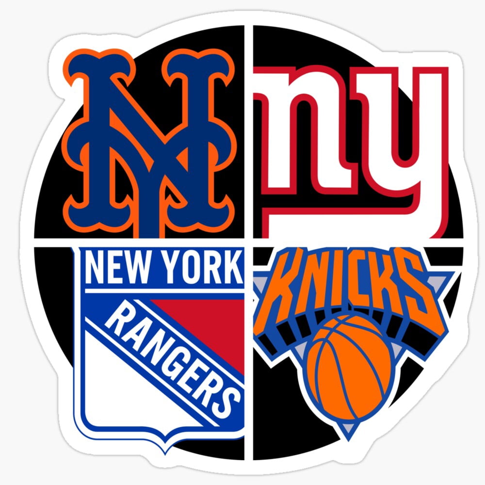 Kira Sticker - New York Sports Quad 2 Sticker - Single, Trio, Or Squad ...