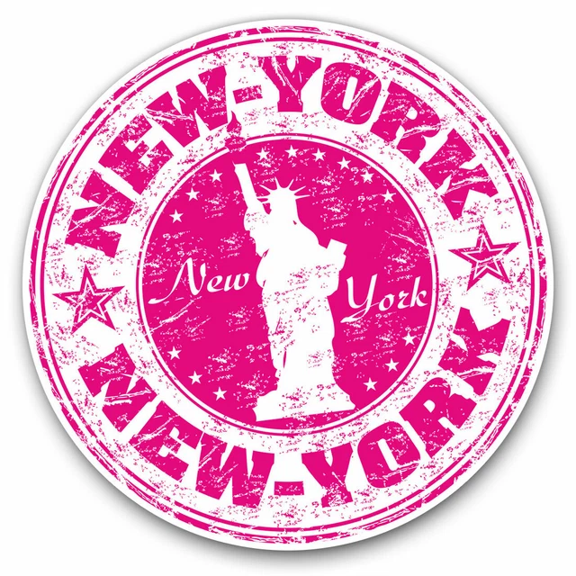 Kira Sticker With New York Usa America Travel Stamp Cool Gift ...