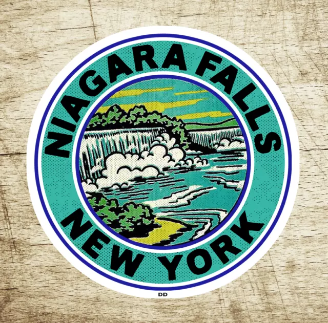 Kira Sticker With Niagara Falls Decal New York Vintage Style Decorative ...