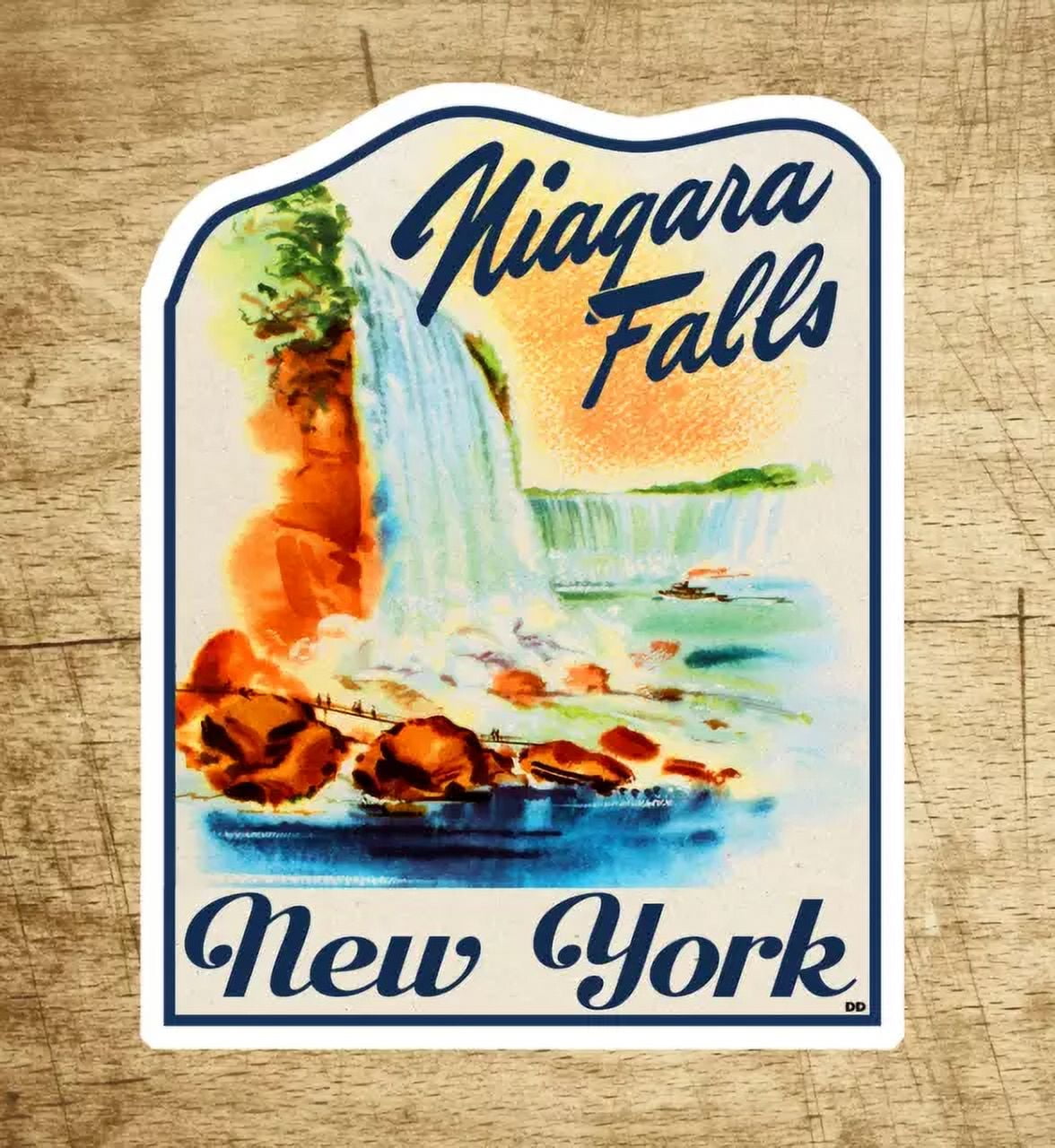 Kira Sticker With Niagara Falls Decal New York Vintage Style Decorative ...