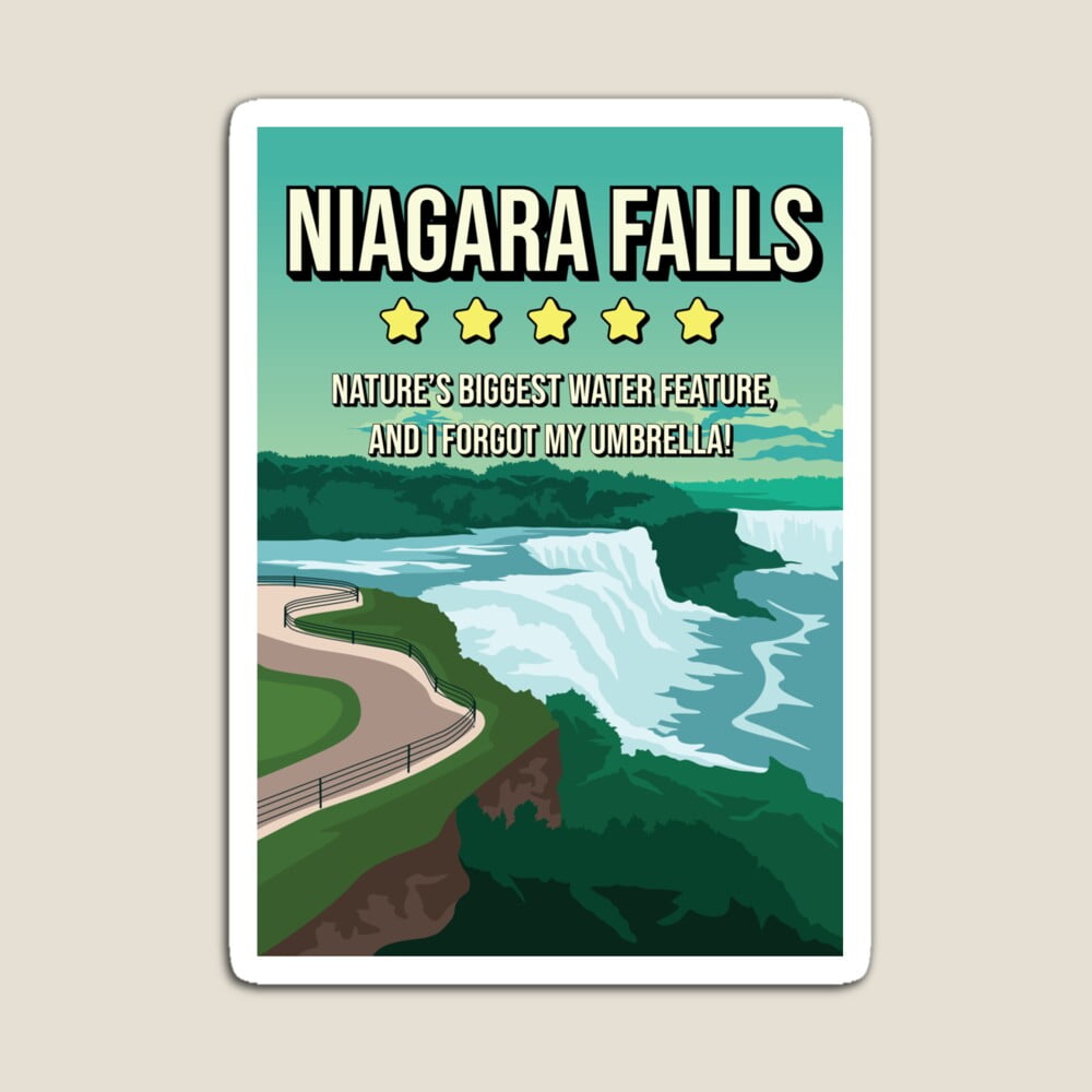 Kira Sticker With Niagara Falls Vintage Funny State National Park ...