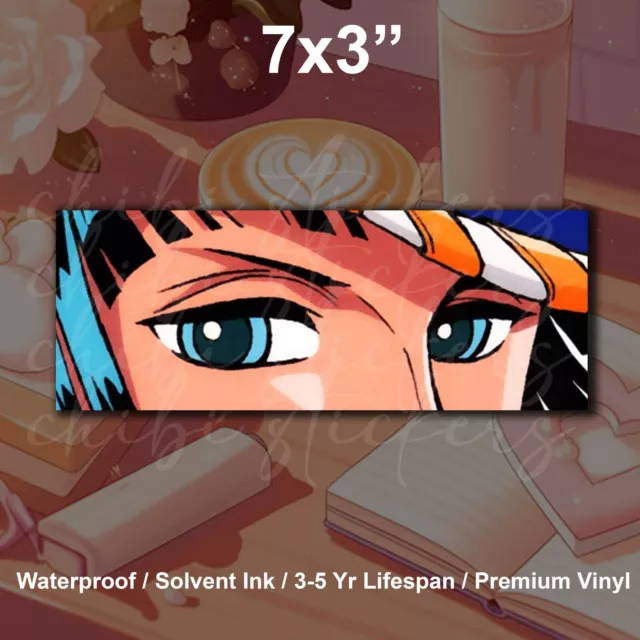 Kira Sticker With Nico Robin Blue Anime Eyes Ninja Vinyl Anime Jdm ...