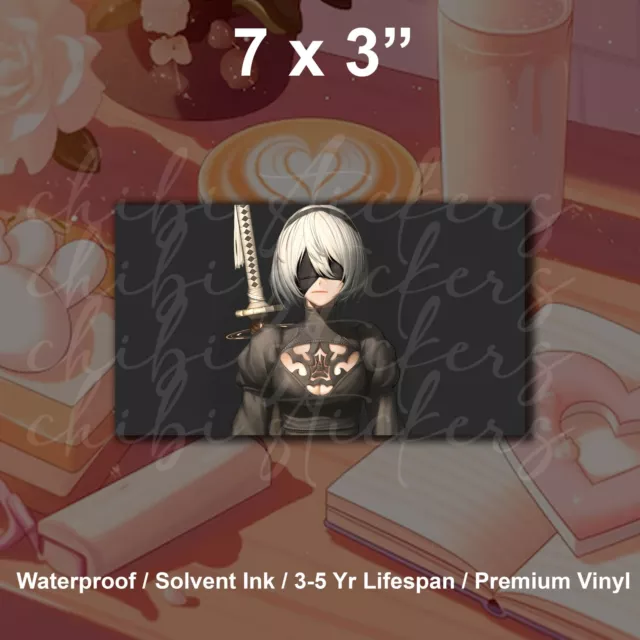 Kira Sticker With Nier Automata 2B Or Not 2B Gamer Videogame Slap Vinyl ...