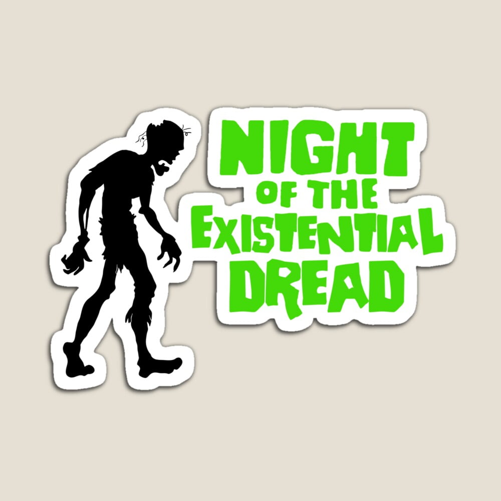 Kira Sticker With Night Of The Existential Dread Sticker Decorative Laptop, Phone Stickers ...