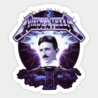 Kira Sticker With Nikola Tesla - Heavy Metal Rock Spin Off Graphic By ...