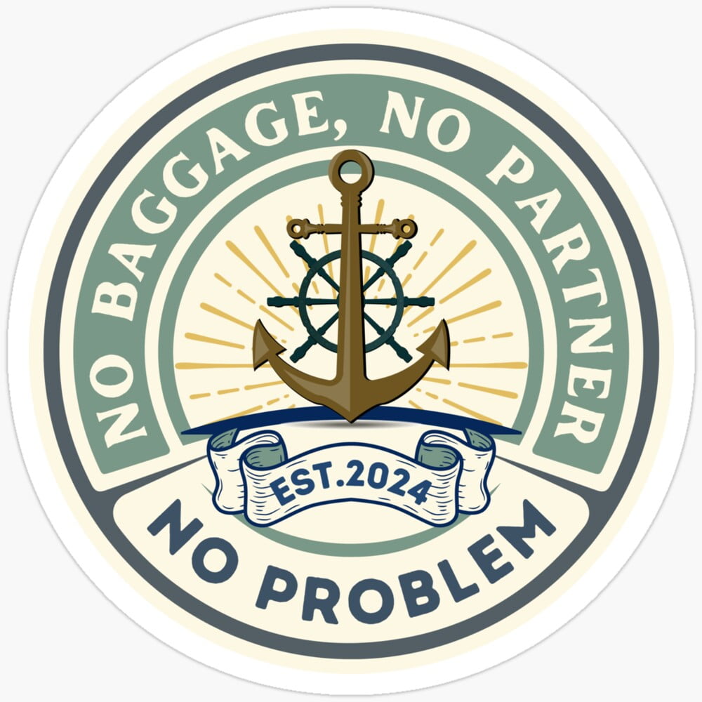 Kira Sticker - No Baggage No Partner No Problem Gift For You - Phone ...