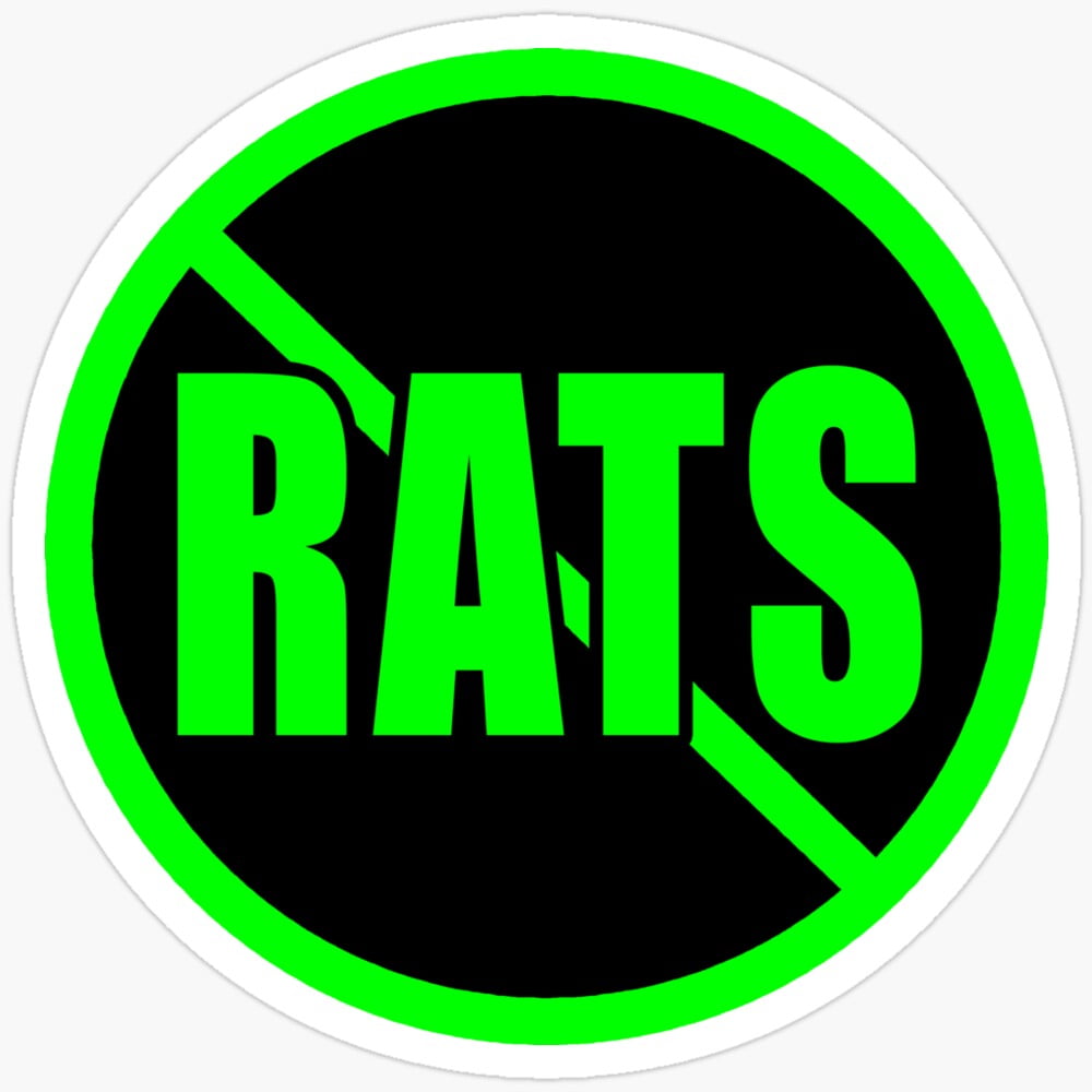 Kira Sticker - No Rats - Safety Green Gift For You - Phone Stickers ...