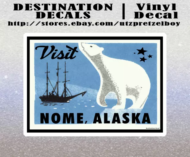 Kira Sticker With Nome Alaska Decal Bering Sea Gold Mining Decorative ...