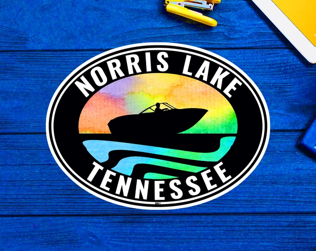 Kira Sticker With Norris Lake Tennessee Vintage Travel Decal Laptop ...