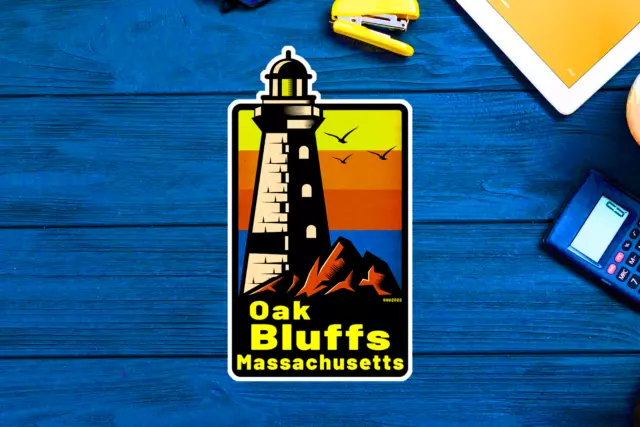 Kira Sticker With Oak Bluffs Massachusetts Lighthouse Decal Ma ...